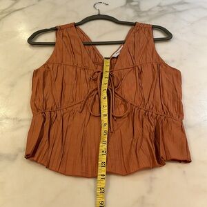 Frame Denim | Tops | Nwt Frame Cinched Crinkle Tank | Poshmark